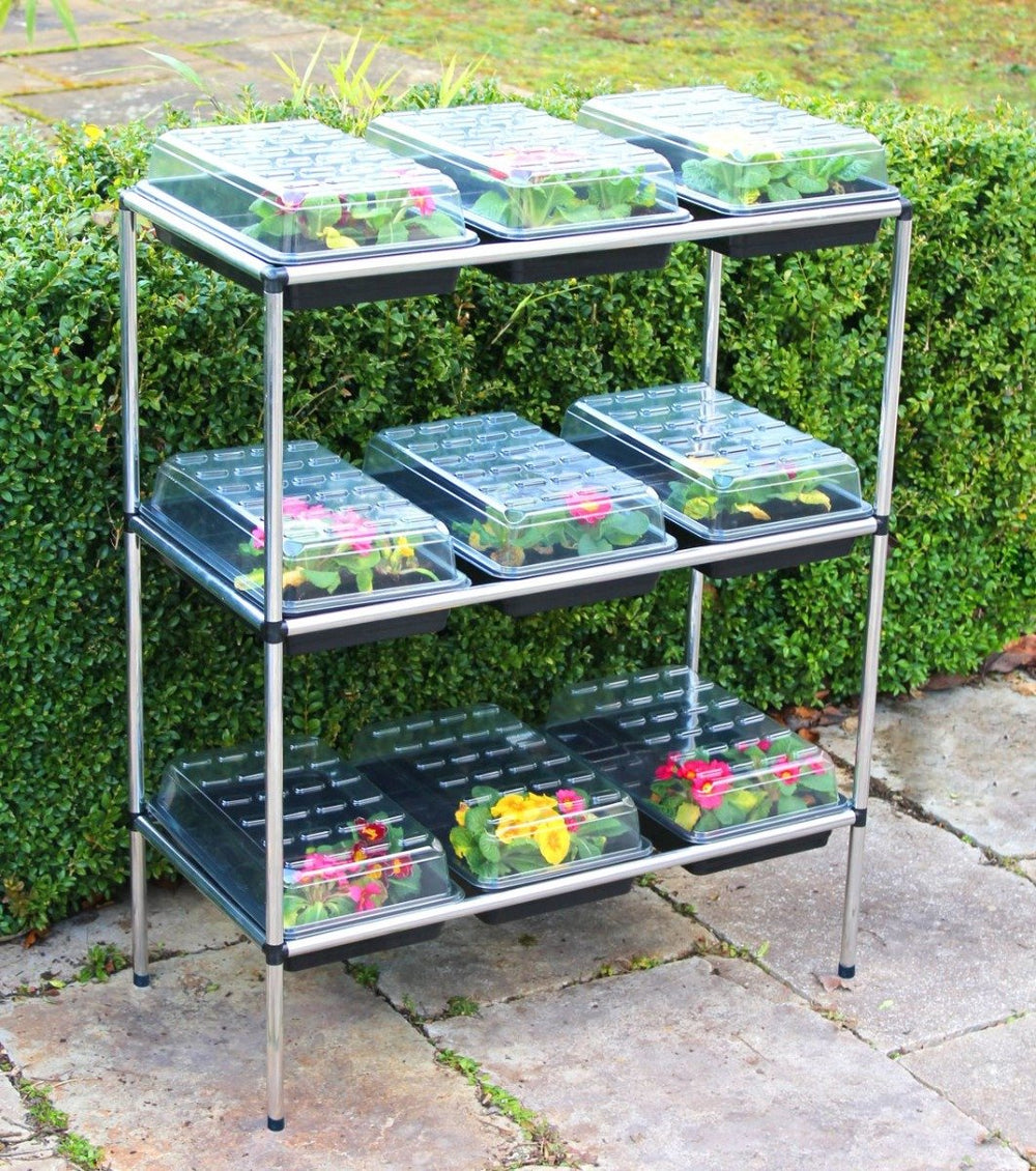 Seed Tray Stand (9 Trays) for Efficient Planting